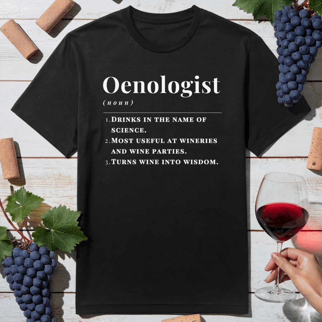 Oenologist Definition T-Shirt – Vino Mode