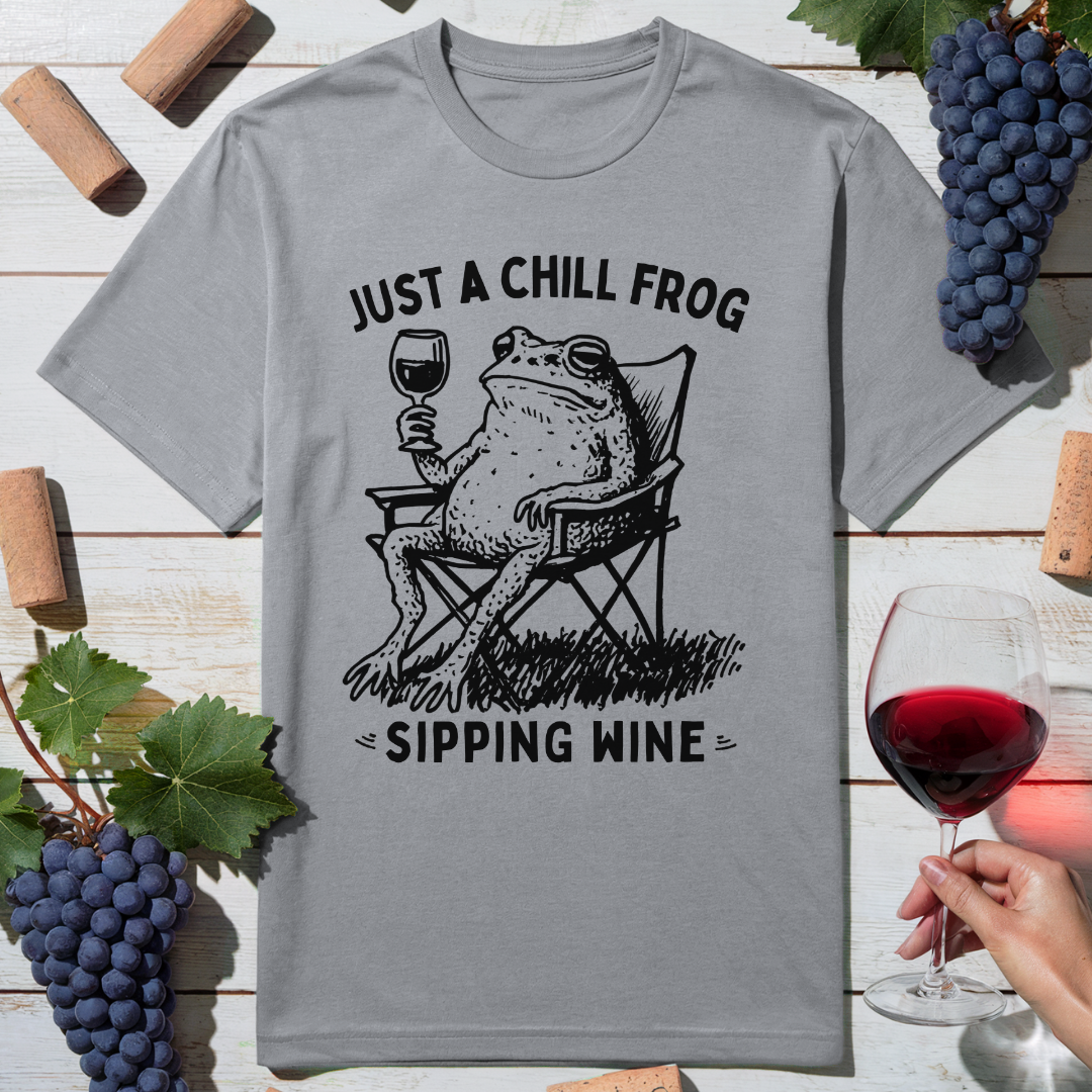 Chill Frog T-Shirt – Vino Mode